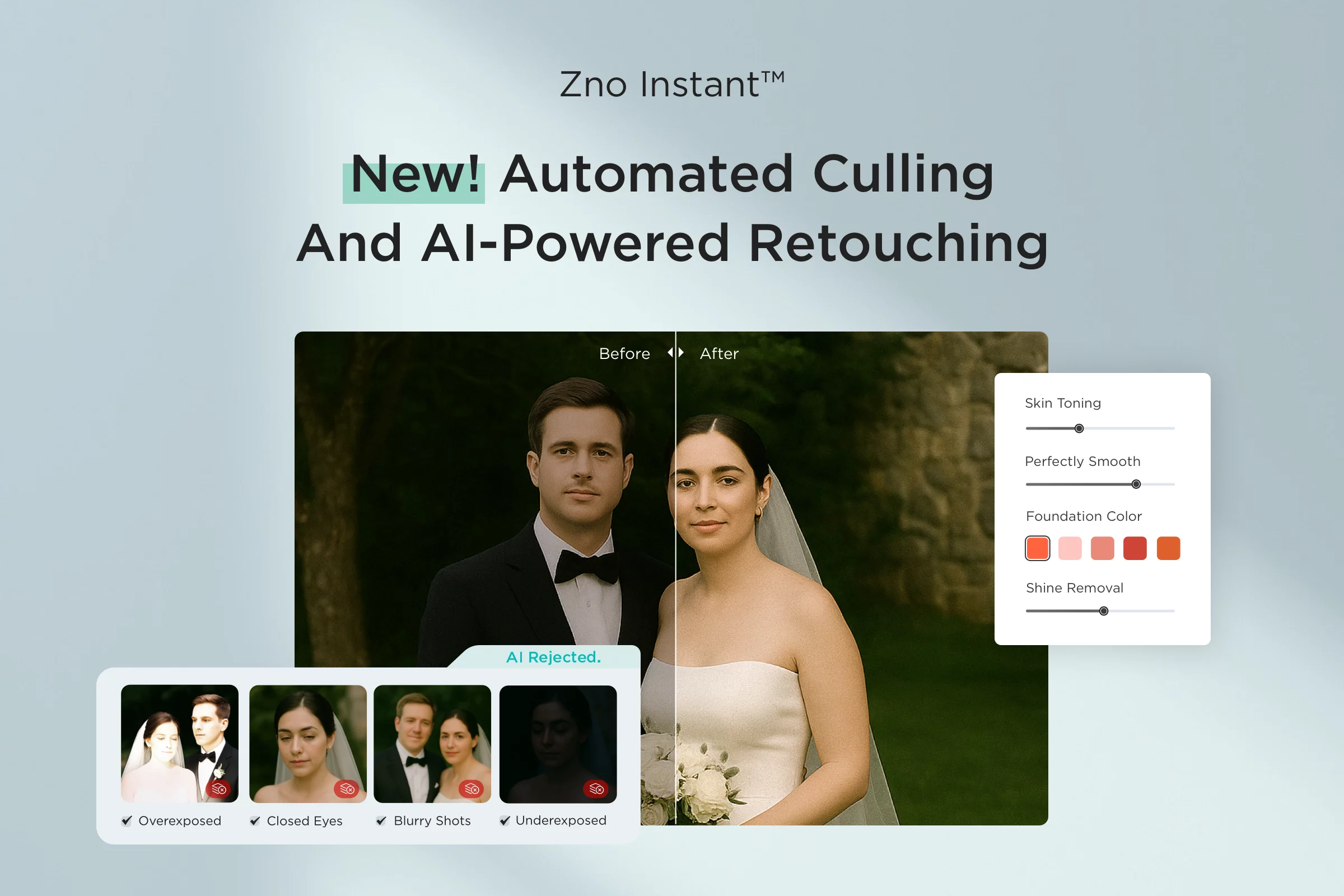 Zno Instant New Features: AI Culling & Retouching